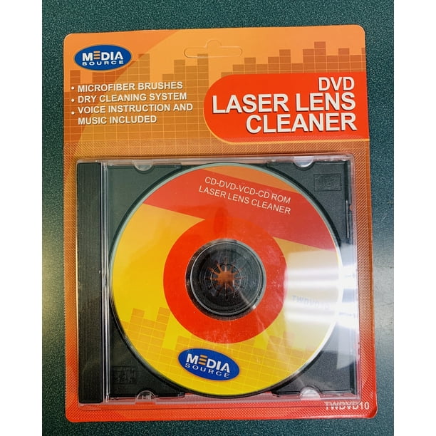 CD-DVD-VCD-CD ROM DVD Laser Lens Cleaner (TWDVD10) - Walmart.com