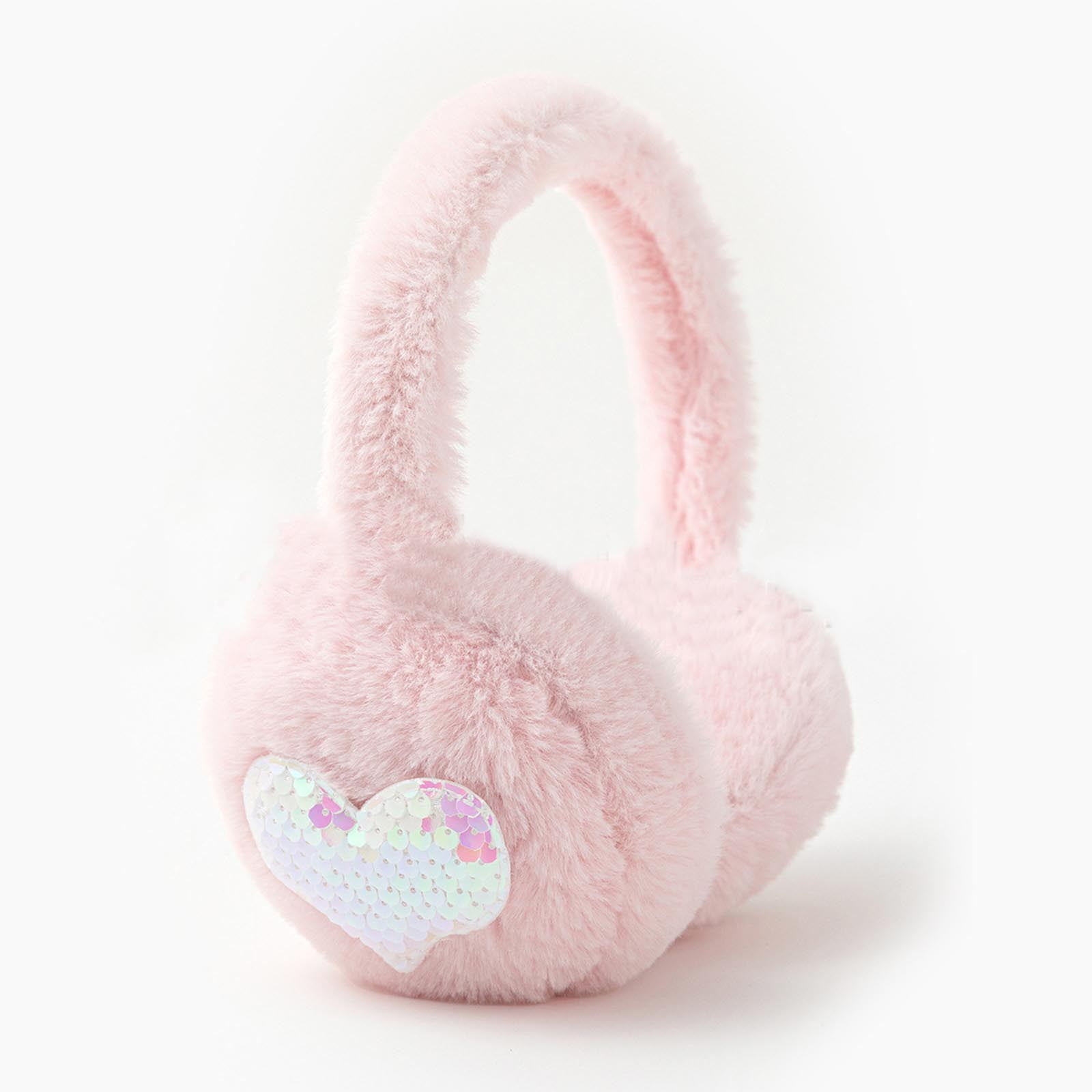 Click here for Hhsfeifuuu Winter Cat Ear Earmuffs - Sequin Heart... prices
