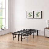 Mainstays 14" High Quad Fold Steel Platform Bed Frame, Twin - Walmart.com