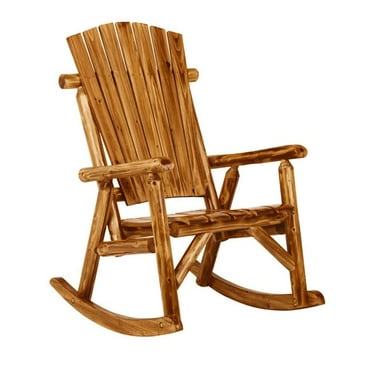 B&Z KD-30B Wooden Rocking Chair Classic Porch Rocker Outdoor Indoor ...