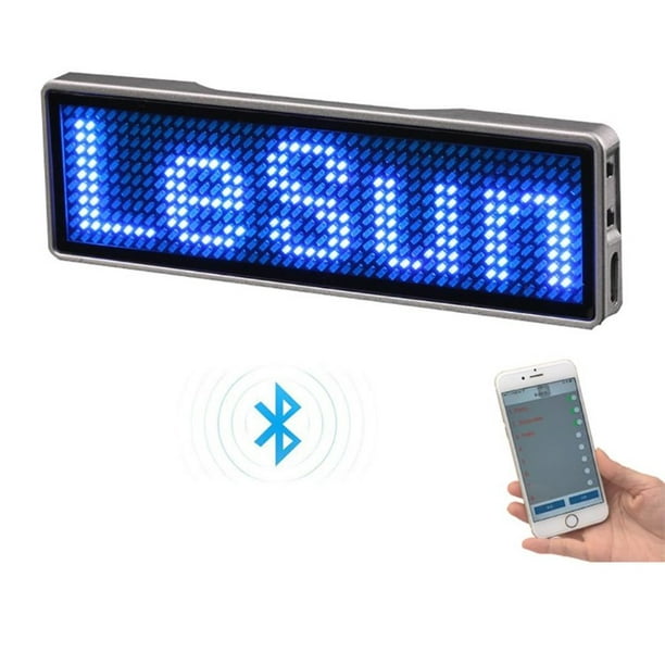 LED Rolling Signage, Bluetooth Controlled P6 Programmable Display ...