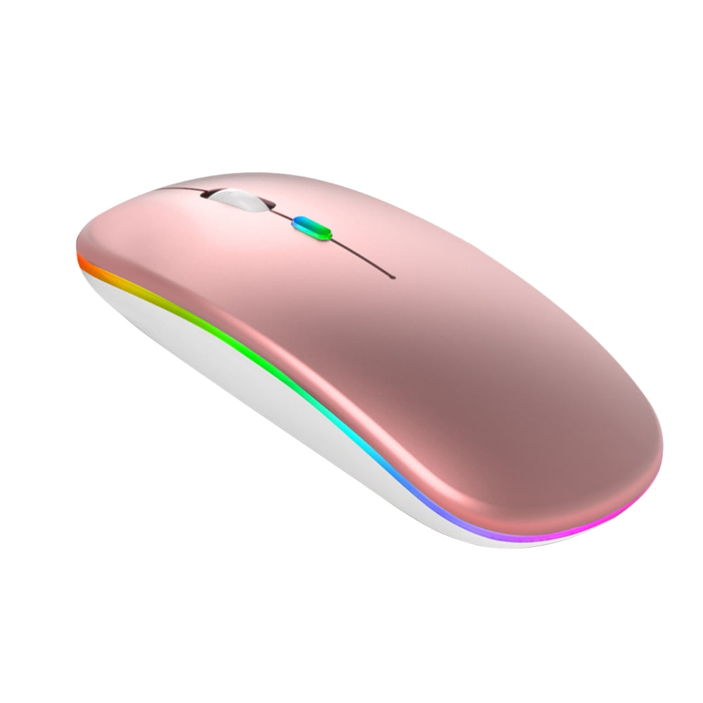AIHOME Wireless Gaming Mouse Rechargeable RGB Luminous Mouse Curosr ...