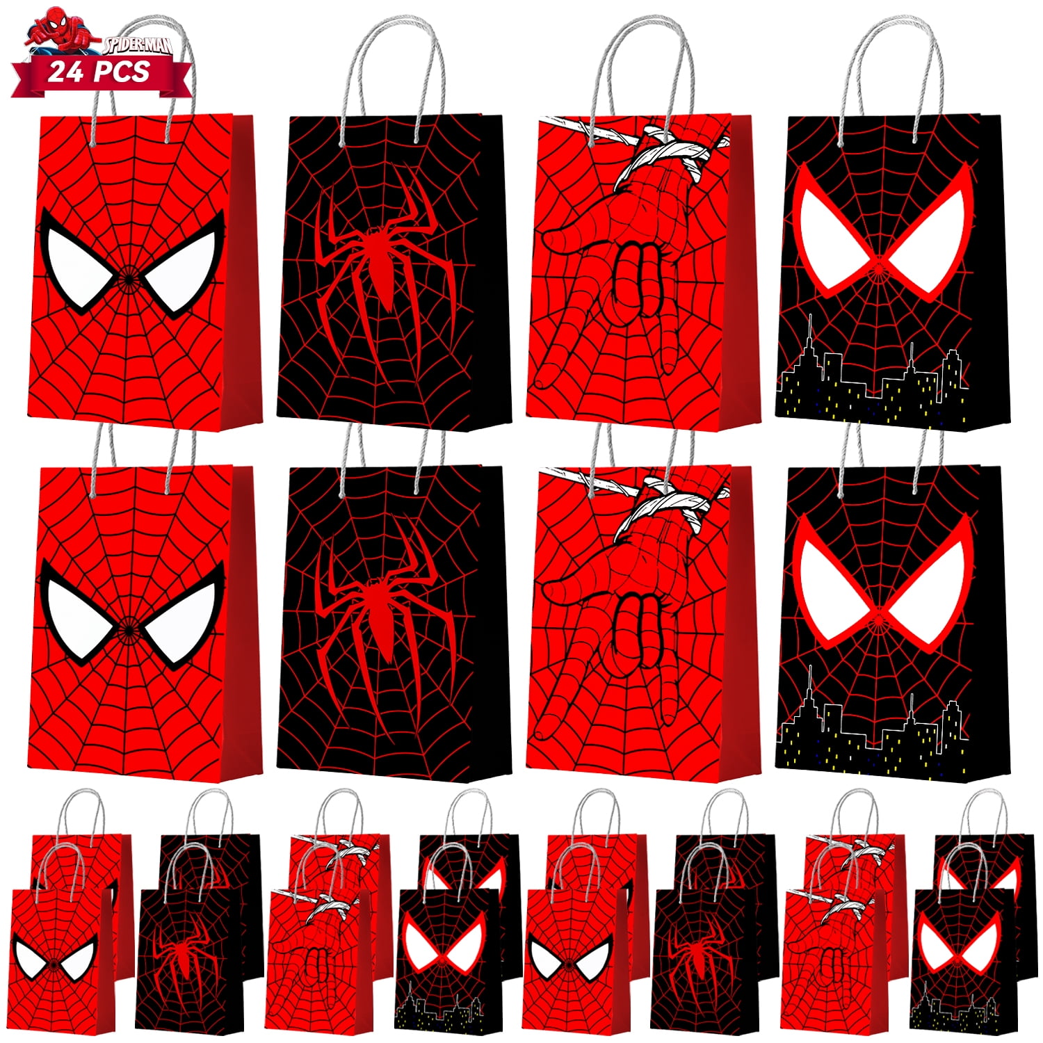 Click here for Svveautify Spiderman Goodie Bags - 24pcs Spiderman... prices
