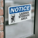 (2 Pack) Ladder Storage Area Sign - Walmart.com