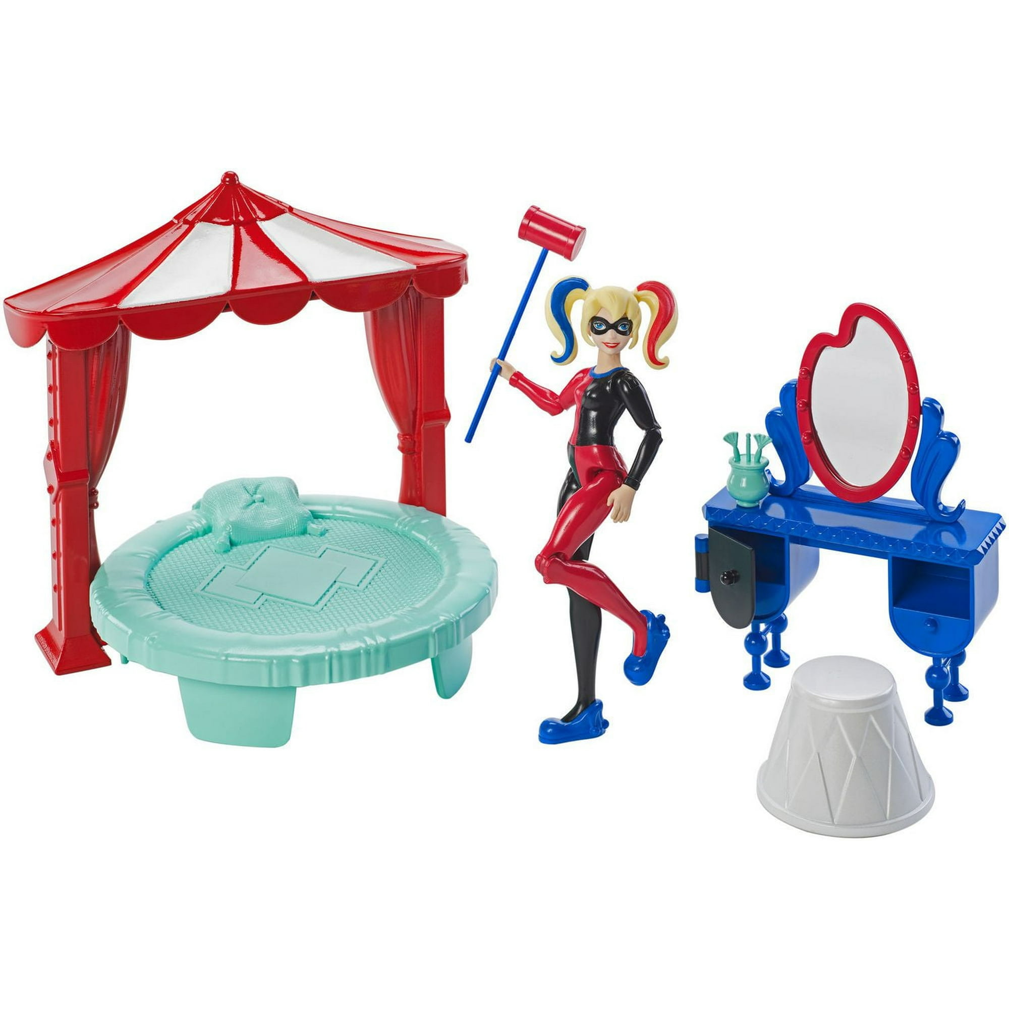 Click here for Dc Super Hero Girls Harley Quinn Bedroom Playset prices