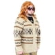 The Big Lebowski Jeffery The Dude Zip Up Costume Cardigan Sweater ...