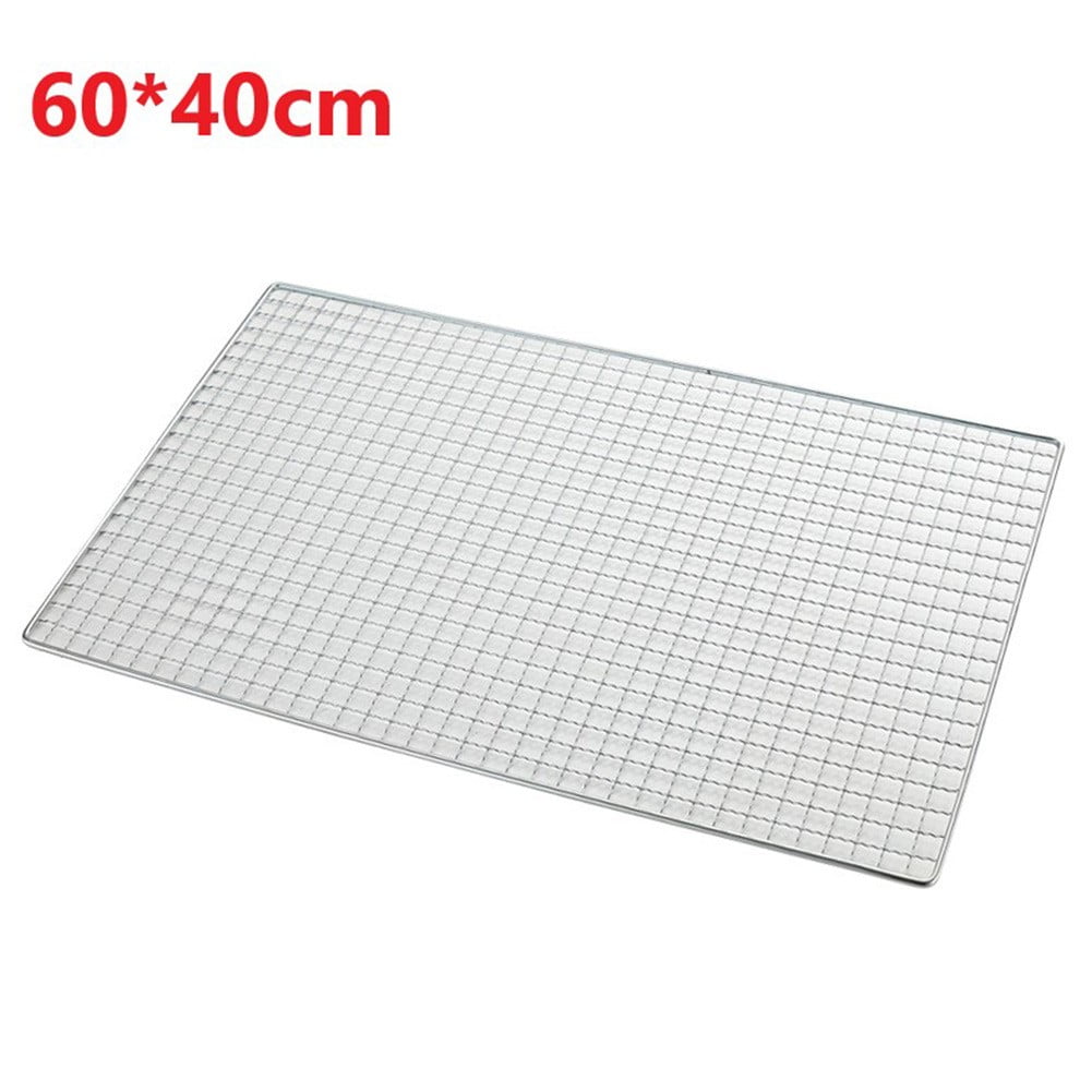 Stainless Steel BBQ Grate Mesh Net Grill Grate Grid for Japanese Korean ...