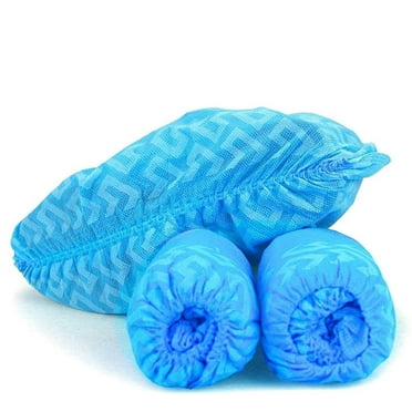 Medline Disposable Non-Skid Polypropylene XL Shoe Covers, Medical Foot ...