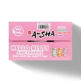 Asha Hello Kitty Boba Milk Tea Cans 10.5 fl oz Pack of 12 with Thai Tea ...