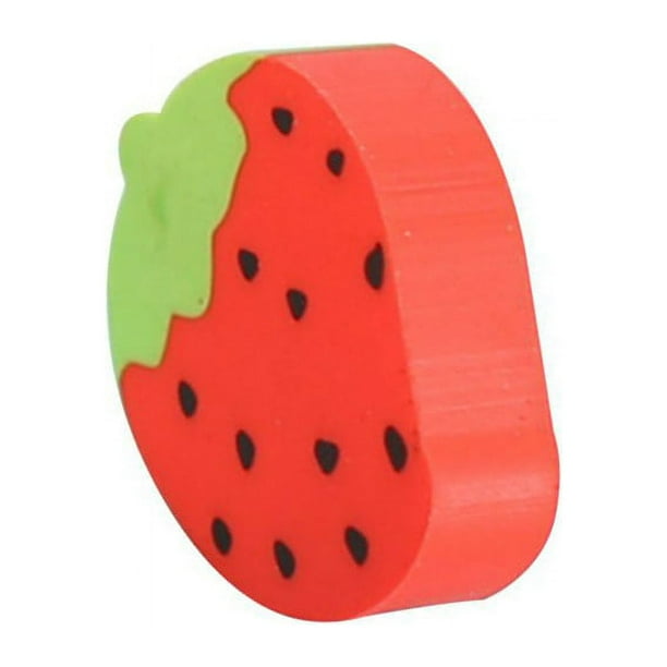 4PCS/Set Cute Fruit Design Eraser Fruit design eraser ; Watermelon ...