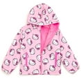 Hello Kitty Zip Up Windbreaker Jacket Little Kid to Big Kid - Walmart.com