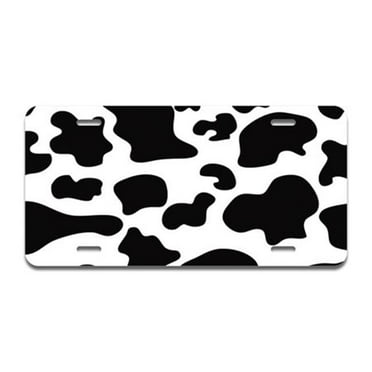 1 Pcs Cow print Pattern License Plate Frame, License Plate Cover for ...