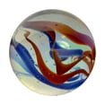 Large 2" (50mm) Fun Fair Toe Breaker Iridescent Shooter Solid Glass ...