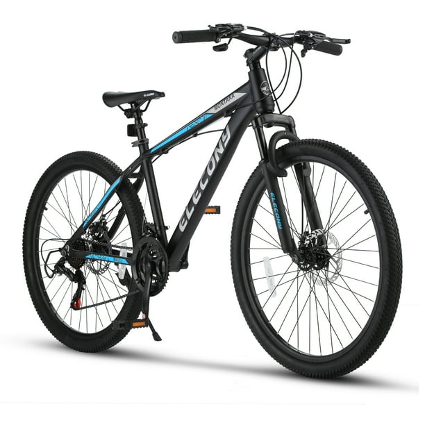 26 inch Mountain Bike, Shimano 21 Speed Drive, Dual Disc, Brake Front Suspension MTB For Women ...