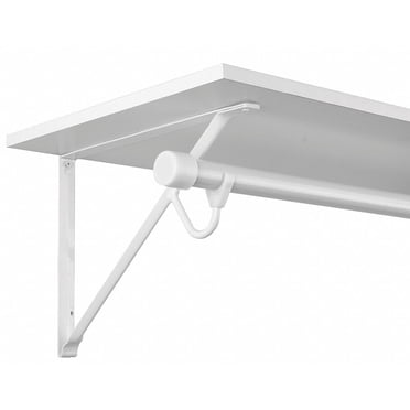 Nuk3y Heavy Duty Fixed Shelf & Rod Support Bracket - Walmart.com