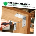 Hyjoy 12 Pack Brackets 3x3 for Wood Framing, Corner Angle, Steel Corner ...