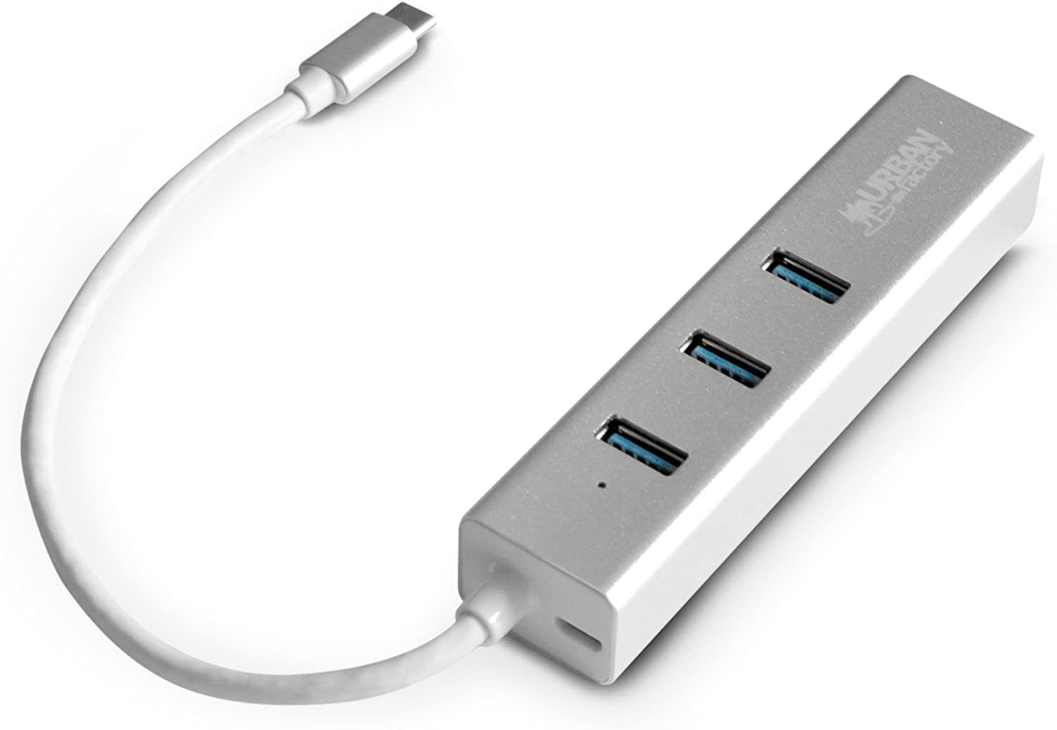 Urban Factory Compact USB Type-C Station, Gray - Walmart.com