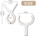 24 Pack Plastic Clothes Pins with Strong Anti-Rust Springs,Heavy Duty ...