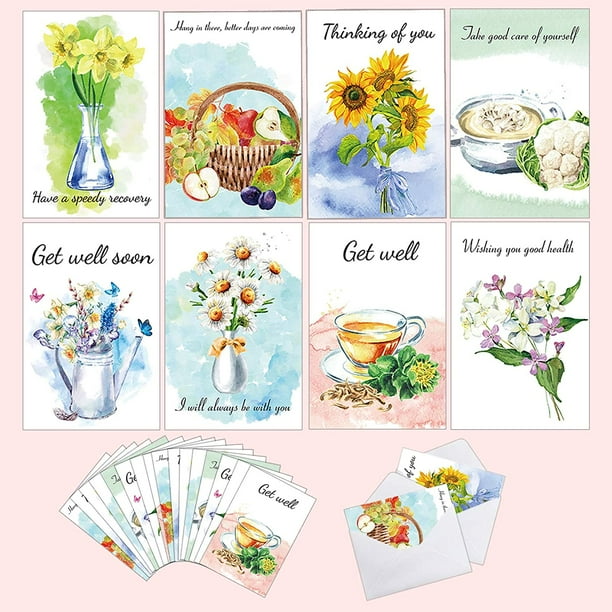 36 Pieces Get Well Cards Assortment,Get Well Greeting Card with ...