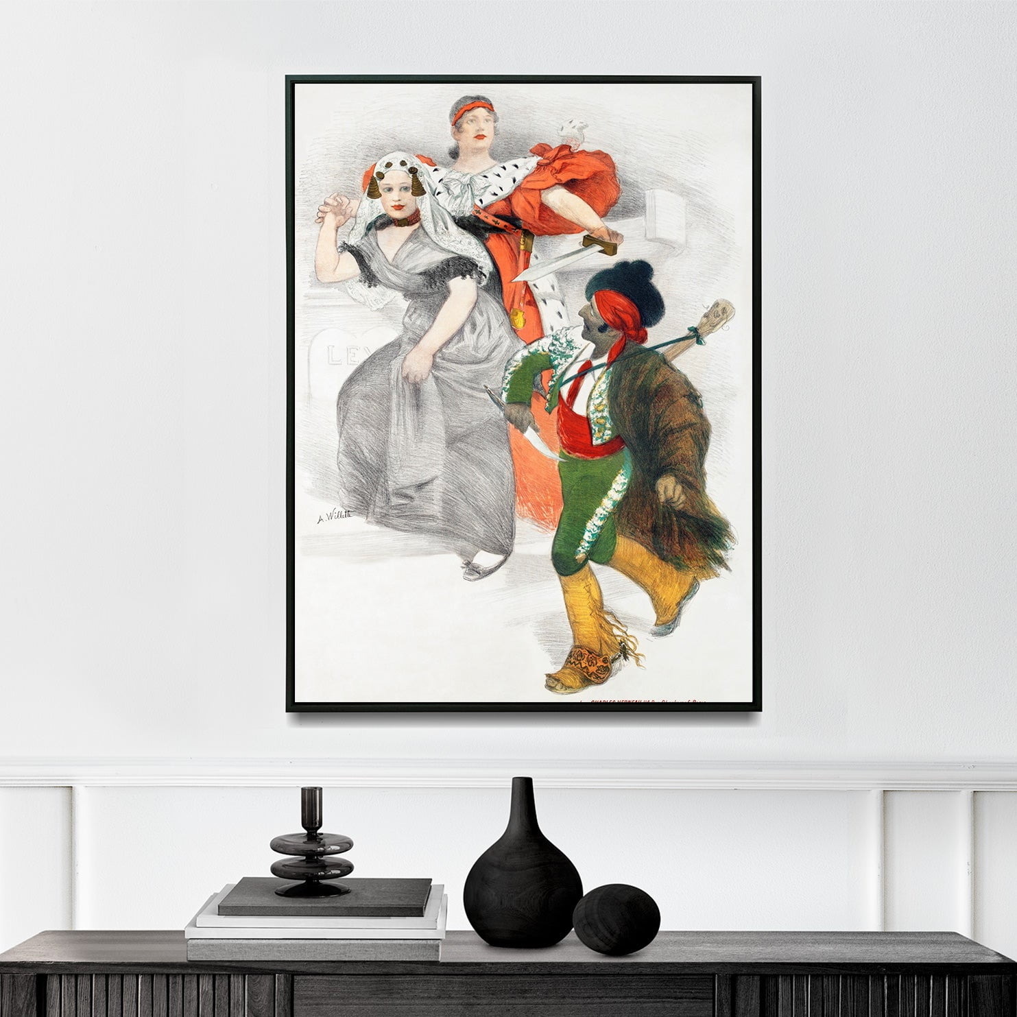 Vintage Poster - 1894 | Adolphe Leon Willette | Premium Fine Art Print ...
