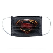 Justice League Movie Superman Logo 1-Ply Reusable Face Mask Covering ...