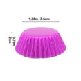 Mombake Mini Foil Hot Pink Cupcake Liners Muffin Baking Cups for Party ...