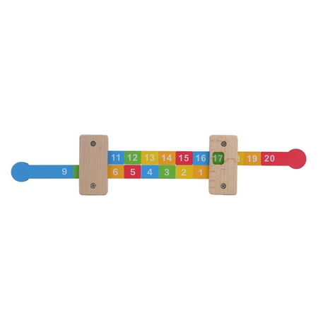 Math Education Toy, Early Childhood Education Colored Wooden ...