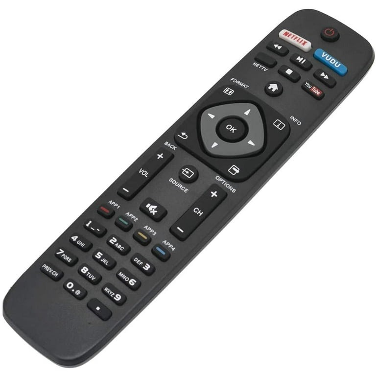 NH500UP Replace Remote fit for Philips TV 50PFL5601 F7 65PFL5602 F7 55PFL5602 F7 50PFL5602 F7 43PFL5602 F7 32PFL4902 F7 40PFL4901 F7 43PFL4901 F7 50PFL4901 F7 43PFL4902 F7 65PFL6902 F7 55PFL6902 Walma...