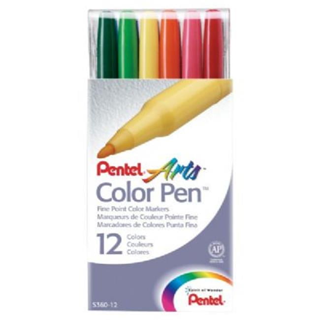 Pentel S360-12 Color Pen Marker 12-Color Set | Walmart Canada