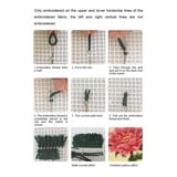 Abbraccia Cute Latch Hook Rug Kits with Colored-Coded Canvas, Helps ...