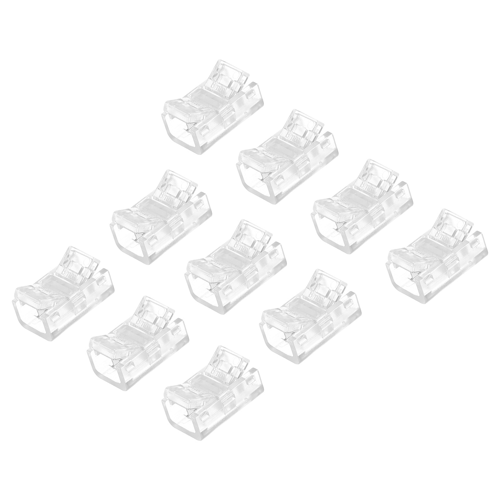 10 Pack RGB LED Light Strip Connectors LED Adapter Connectors (2 Pin ...