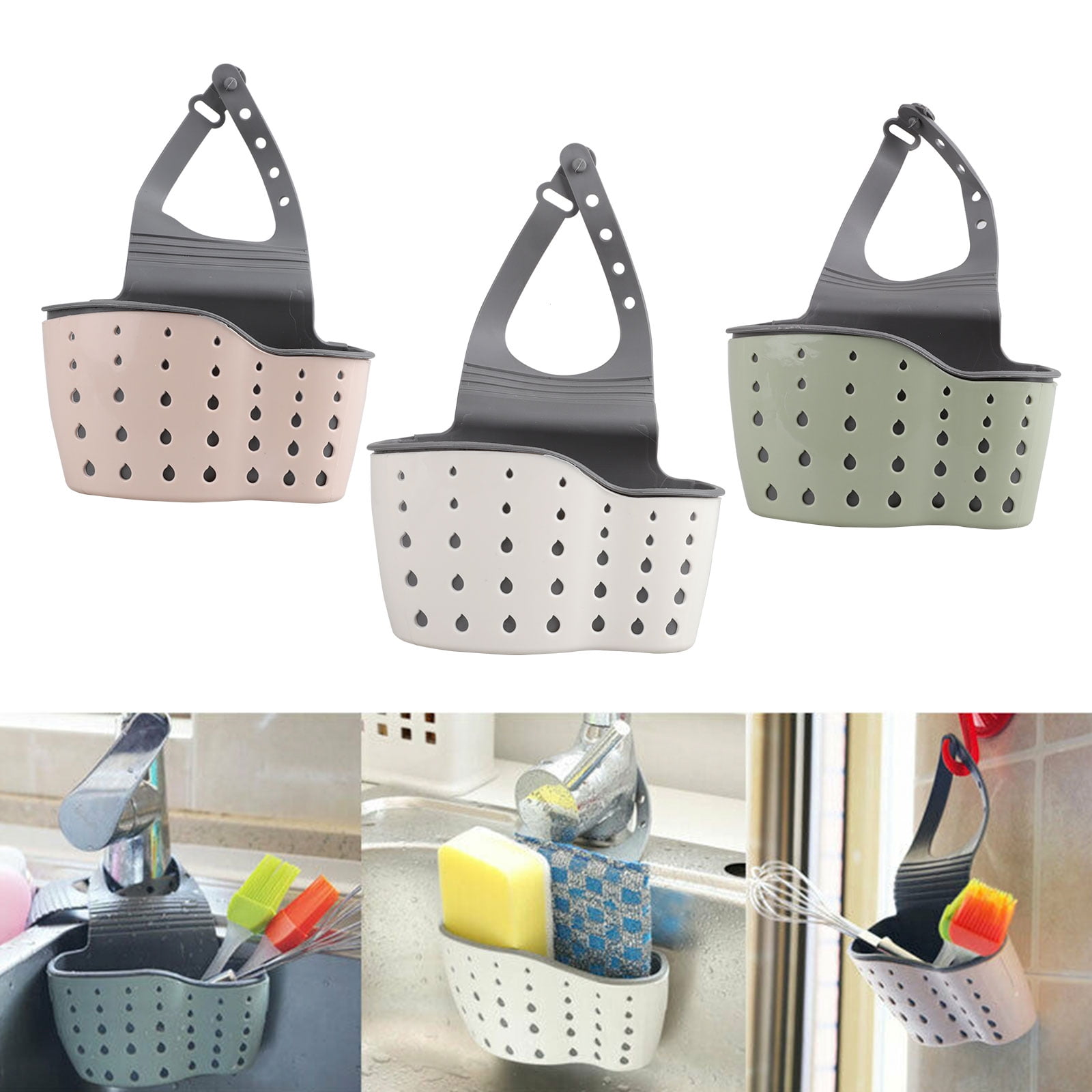 Click here for Htscf Sponge Holder  Hanging Kitchen Sink Caddy Or... prices