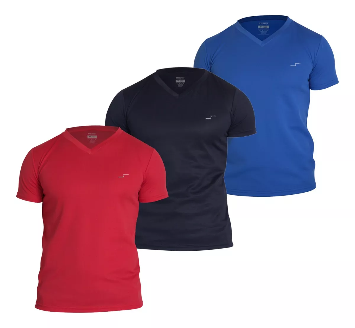 3 Playeras Deportivas Gym Hombre Colores Tela Fresca Dry Fit | Walmart ...