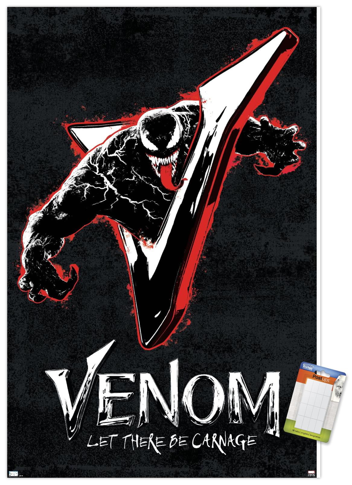 Marvel Venom: Let There be Carnage - V Graphic Wall Poster, 22.375" x ...