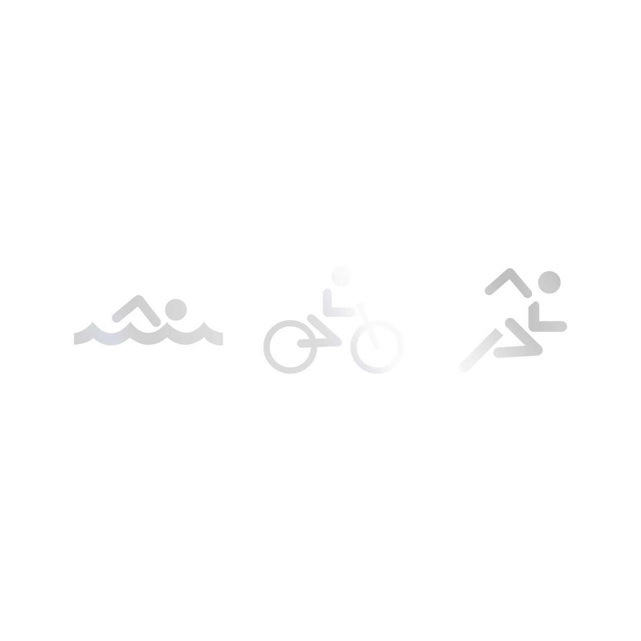 Triathlon Sticker Decal Die Cut - Self Adhesive Vinyl - Weatherproof ...