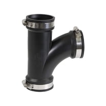 2 inch PVC Flexible Tee Coupling with Stainless Steel Clamps - Walmart.com