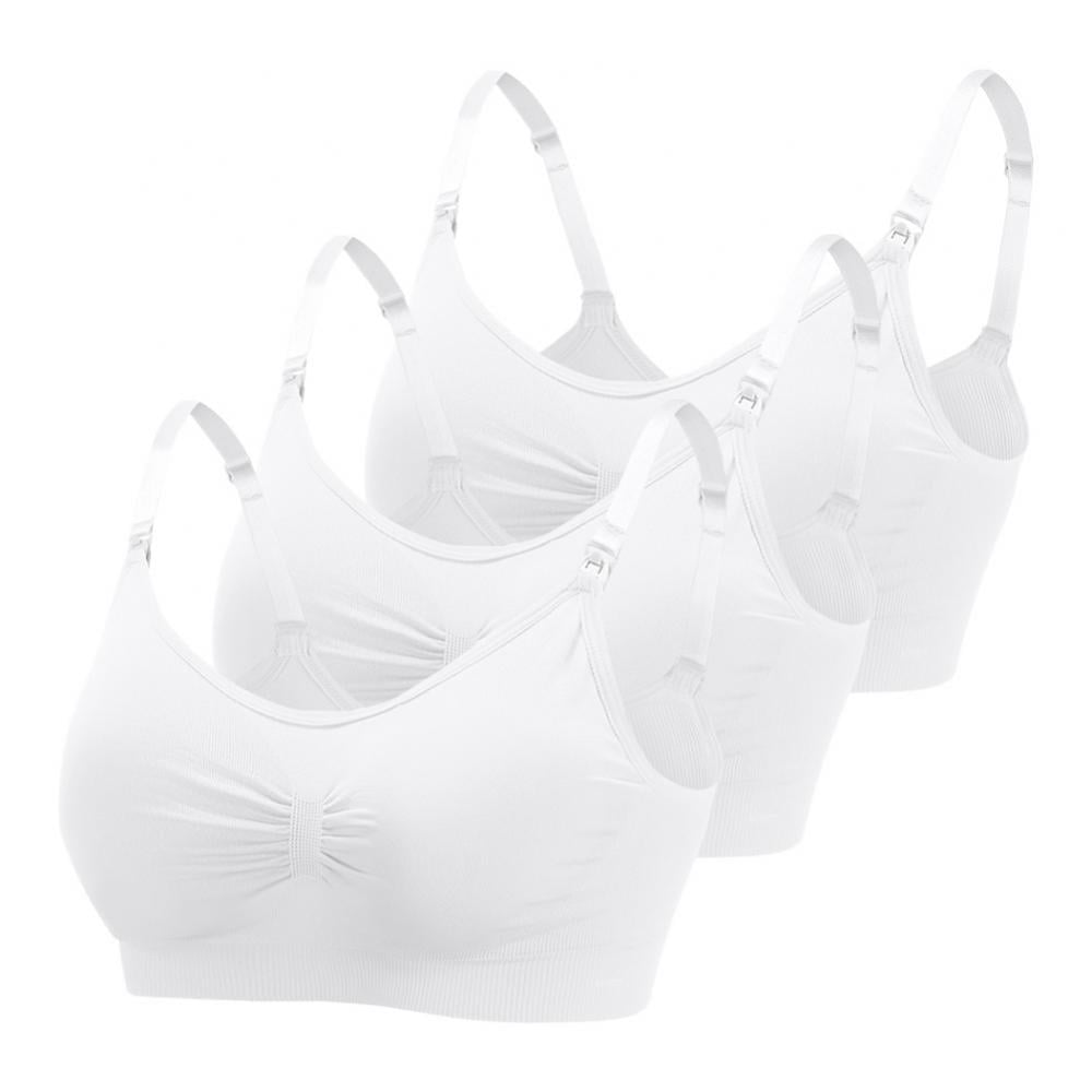 Nursing Bra Wireless Deep V Neck Maternity Nursing Bra Bralette ...