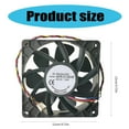 120mm 12V 1.5A 12038 120mmx38mm 4.72inch High Speed Double Bearing Fan ...