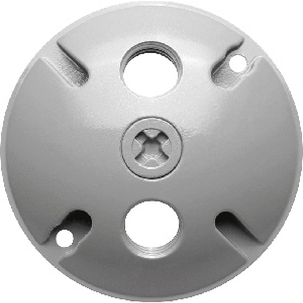 RAB Lighting WEATHERPROOF COVER ROUND 3 HOLES - Walmart.com - Walmart.com