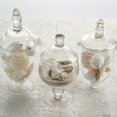 Efavormart 3 Pack Clear Glass Apothecary Jars Candy Buffet Containers