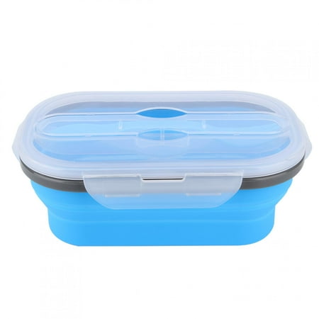 Folding Box Microwave Heating Bento Box, 800ml Lunch Box, For Home ...