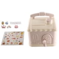 Money Box with 3D Sticker Kawaii Piggy Bank for Kids Adults Savings Box ...