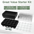 10-Pack Seed Starter Kits, Reusable Plant Germination Trays with Total ...