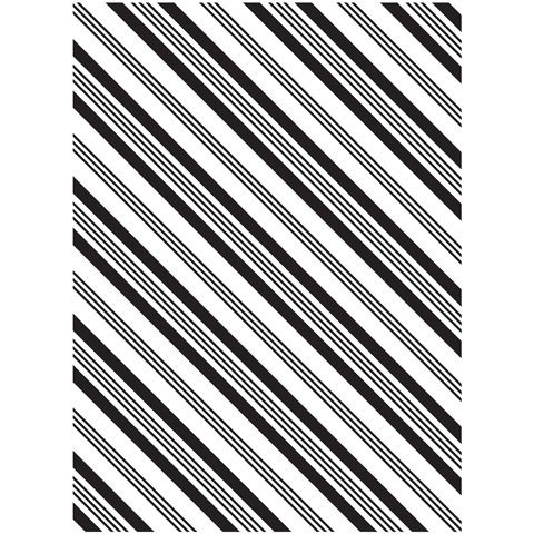 Embossing Folder Diagonal Stripe 4.25X5.75 By Darice - Walmart.com