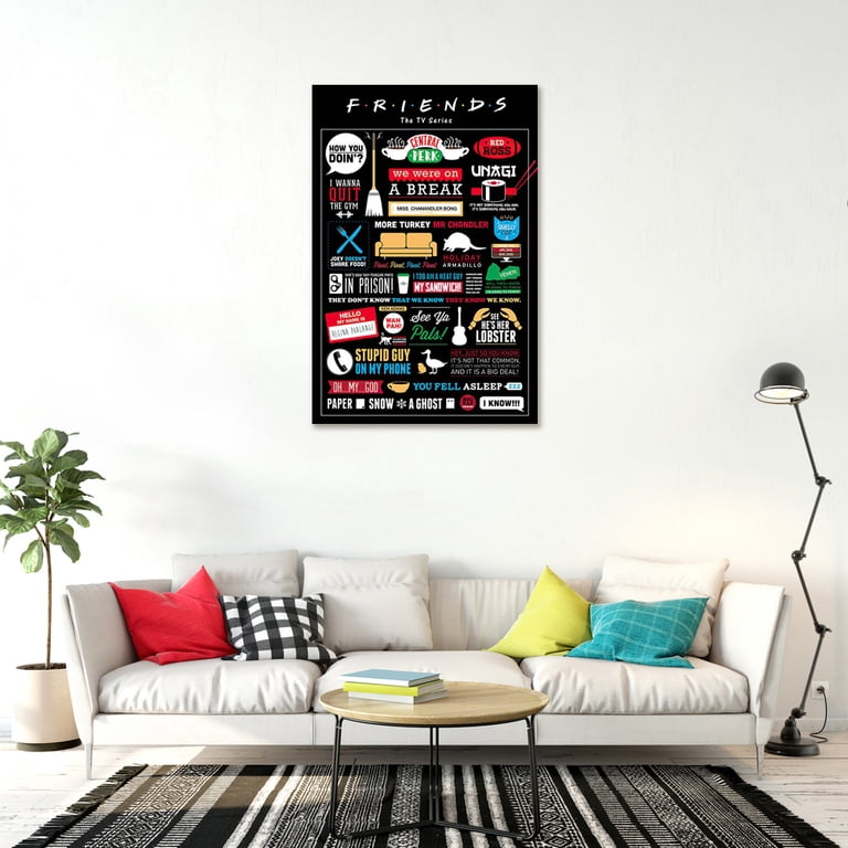 Friends Infographic Poster