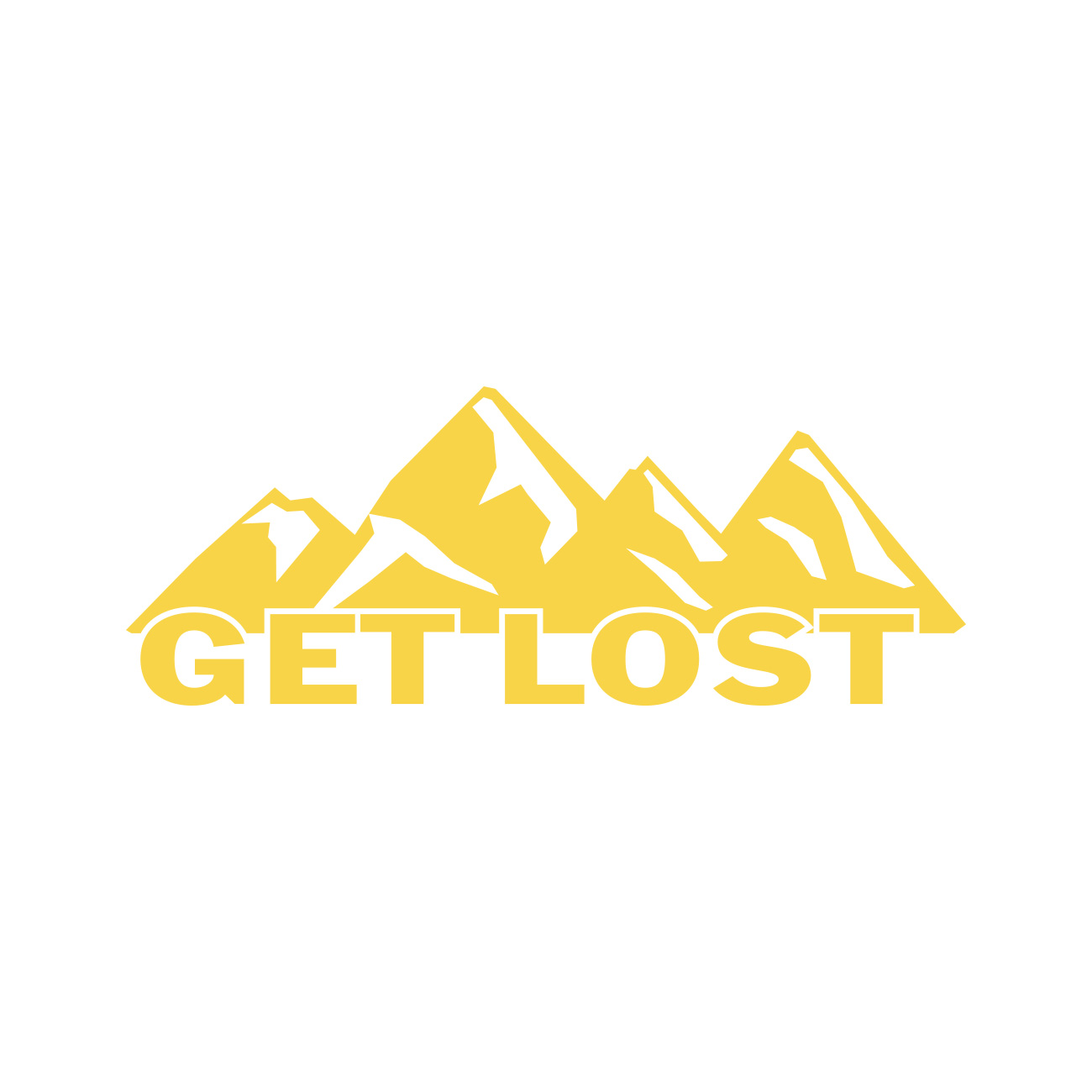 Get Lost Sticker Decal Die Cut - Self Adhesive Vinyl - Weatherproof ...