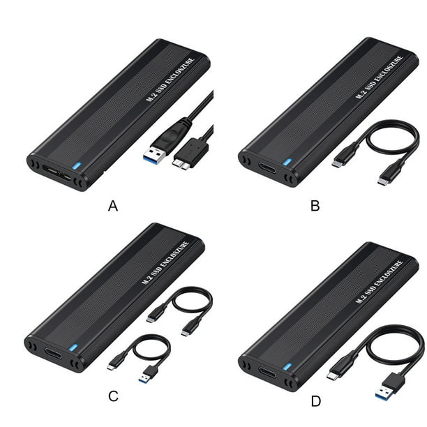 M2 SSD Enclosure Case NVME SATA Dual Protocol Cases for Hard-disk ...