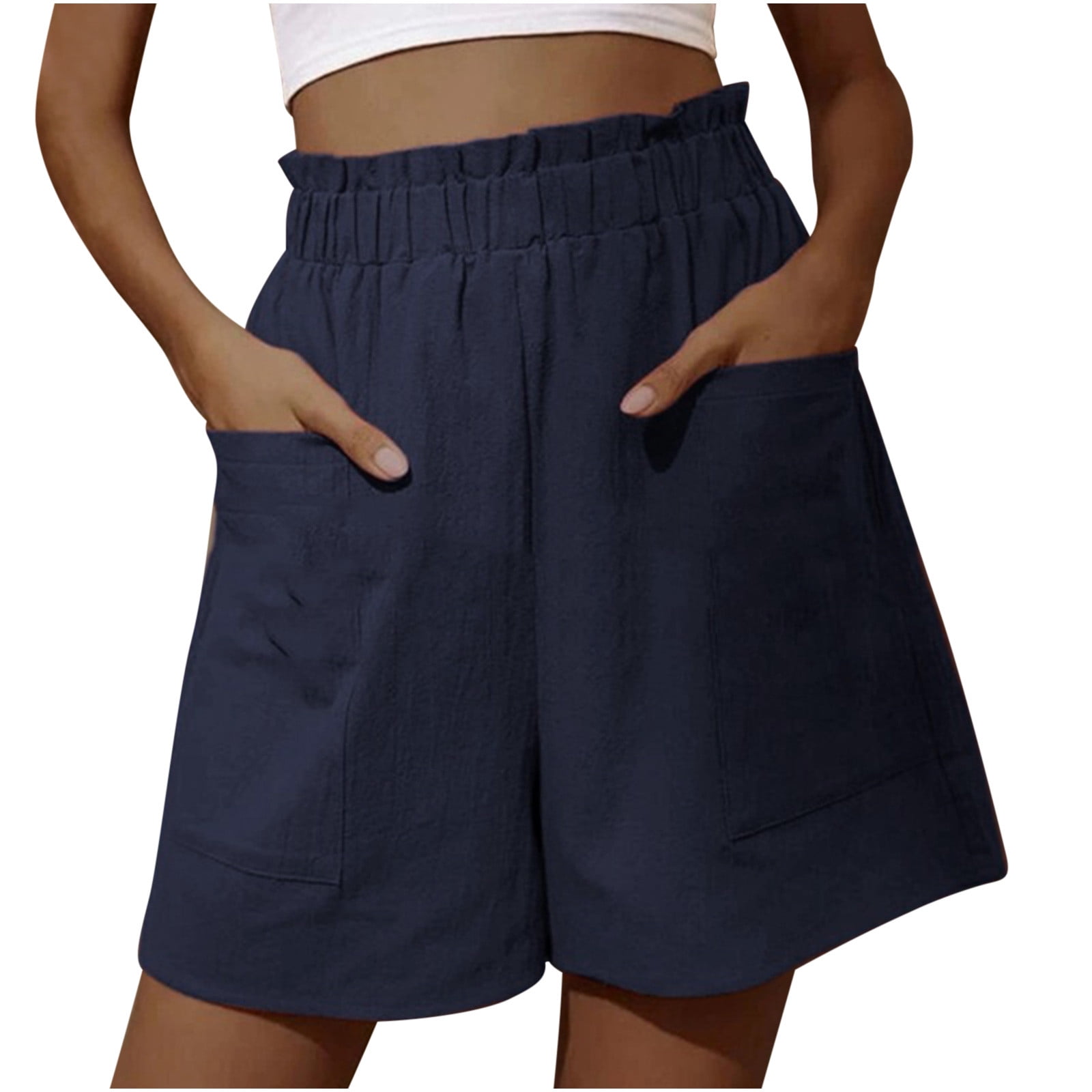 Clearance Ryrjj Womens Casual Bermuda Shorts Summer Stylish Short Pant