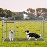 LZBEITEM 10 x 10 ft ( 118" x 118" x 71" ) Outdoor Dog Kennel Outside ...