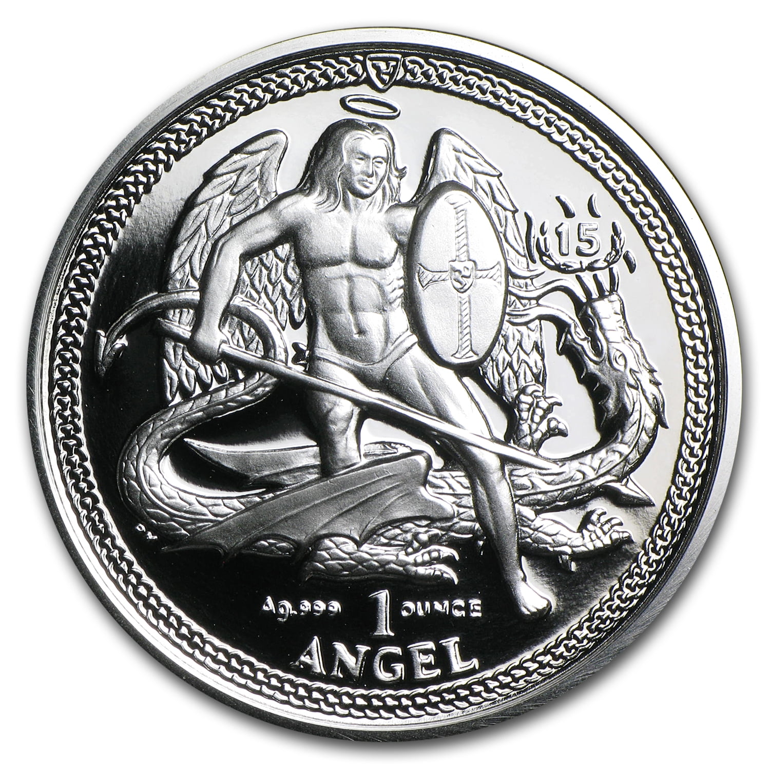 2010 Isle of Man 1 oz Silver Angel Proof (High Relief) - Walmart.com